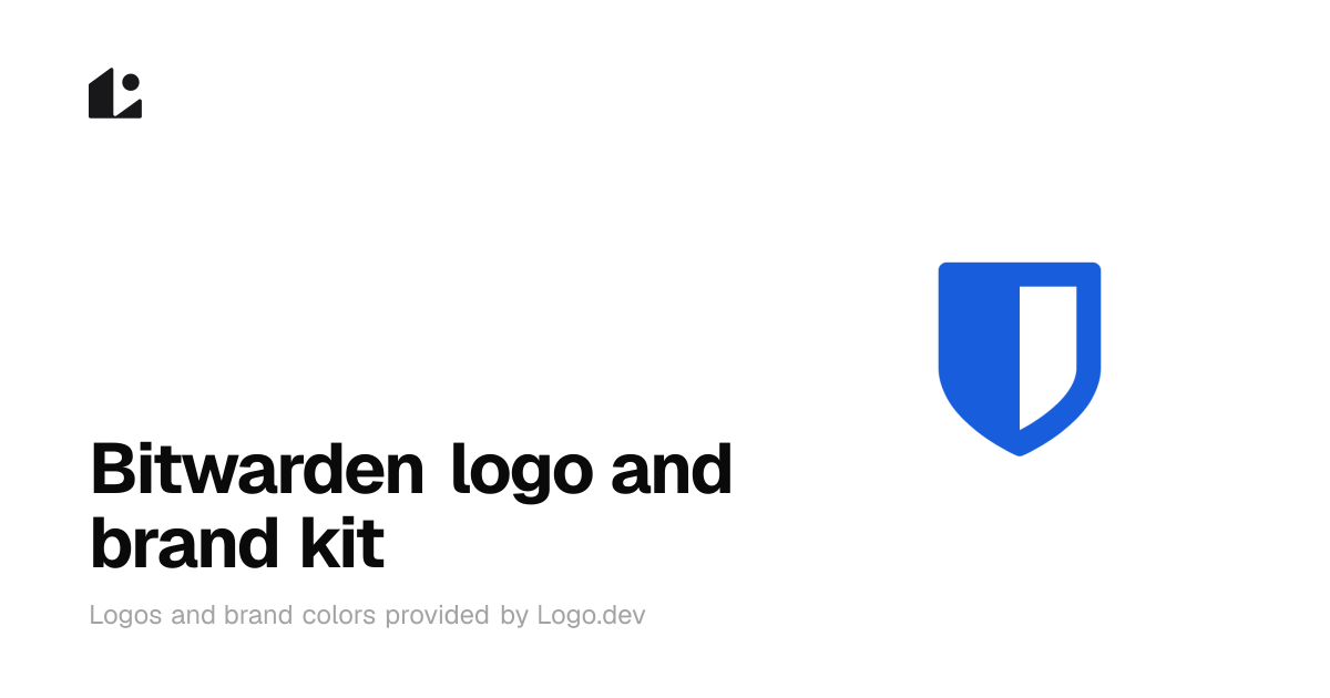 Bitwarden Logo & Brand Kit - SVG, PNG, Vector - Logo.dev