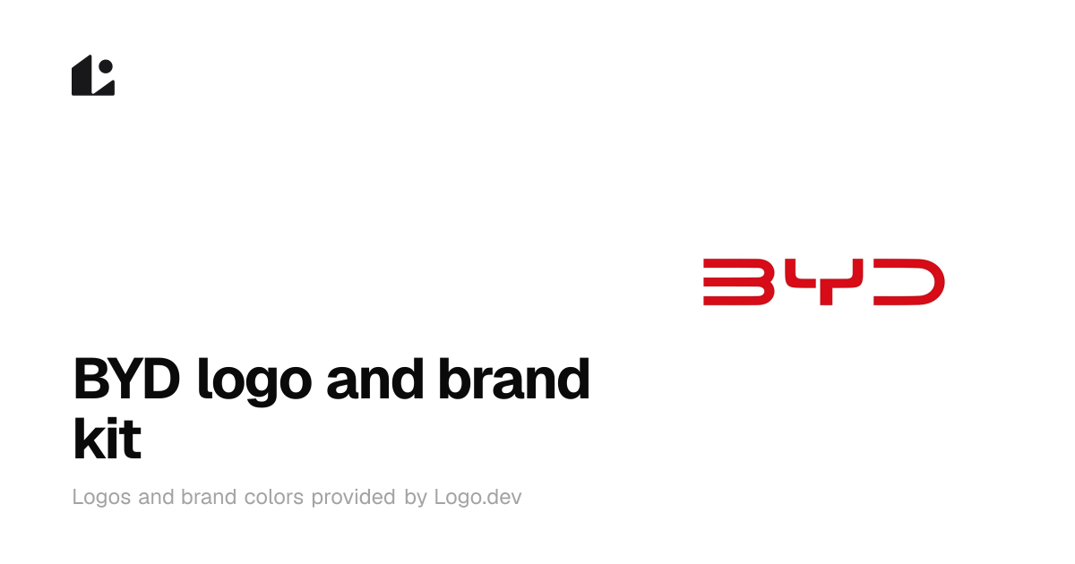 BYD Logo & Brand Kit - SVG, PNG, Vector - Logo.dev