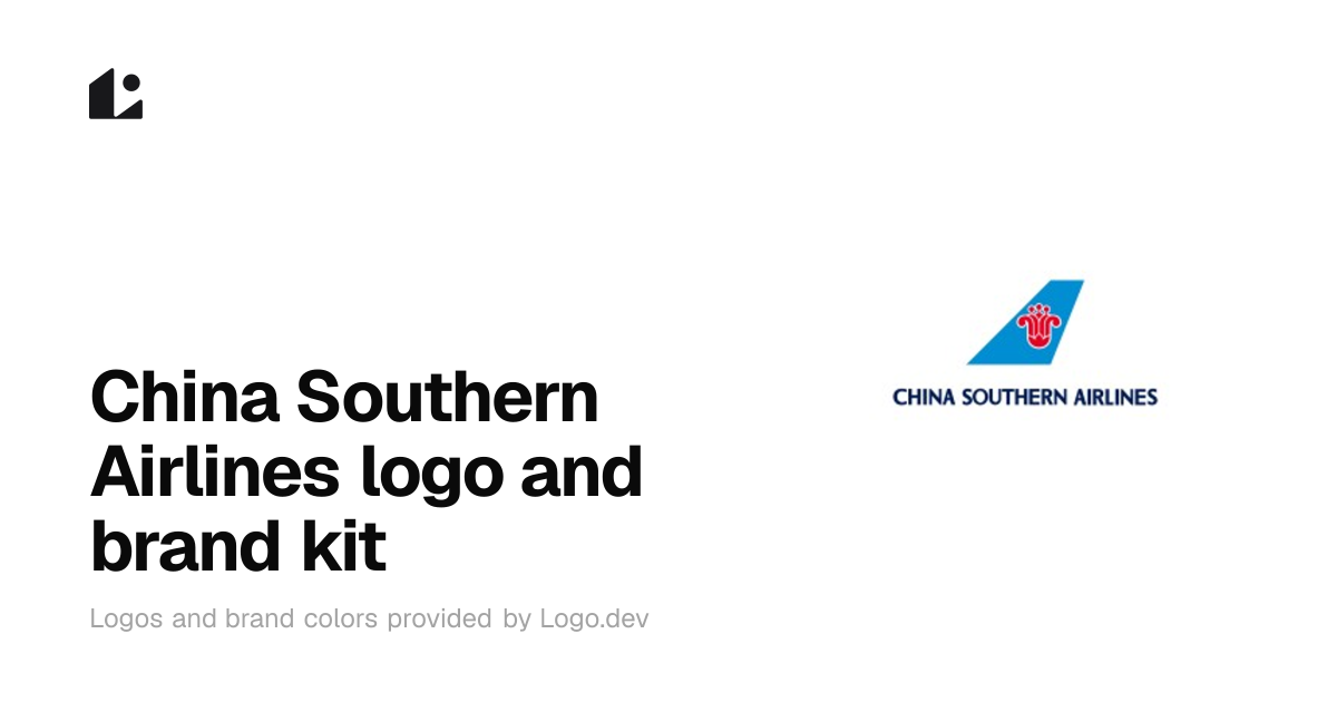 China Southern Airlines Logo & Brand Kit - Logo.dev