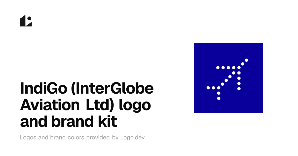 IndiGo (InterGlobe Aviation Ltd) Logo & Brand Kit - Logo.dev