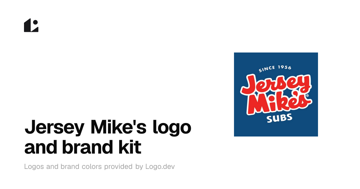 Jersey Mike's Logo & Brand Kit - SVG, PNG, Vector - Logo.dev