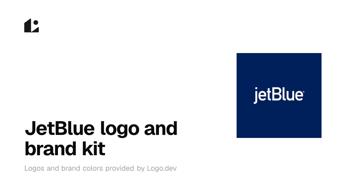 JetBlue Logo & Brand Kit - SVG, PNG, Vector - Logo.dev