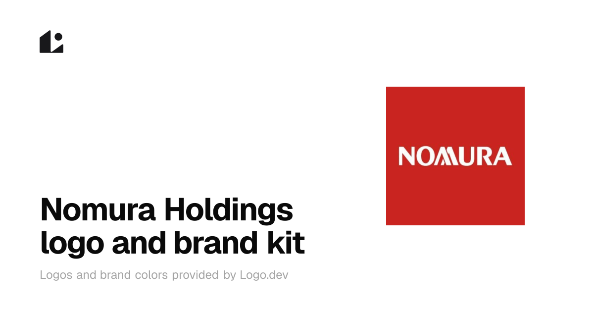 Nomura Holdings Logo & Brand Kit - SVG, PNG, Vector - Logo.dev