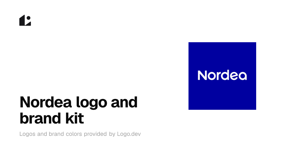 Nordea Logo & Brand Kit - SVG, PNG, Vector - Logo.dev