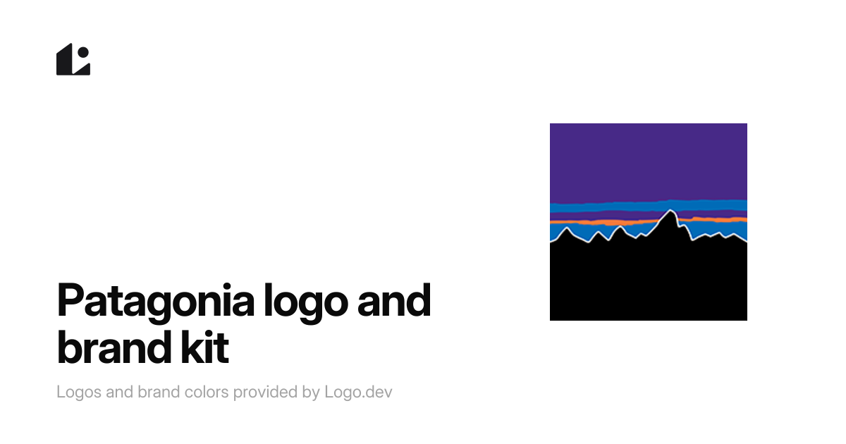 Patagonia Logo & Brand Kit - SVG, PNG, Vector - Logo.dev