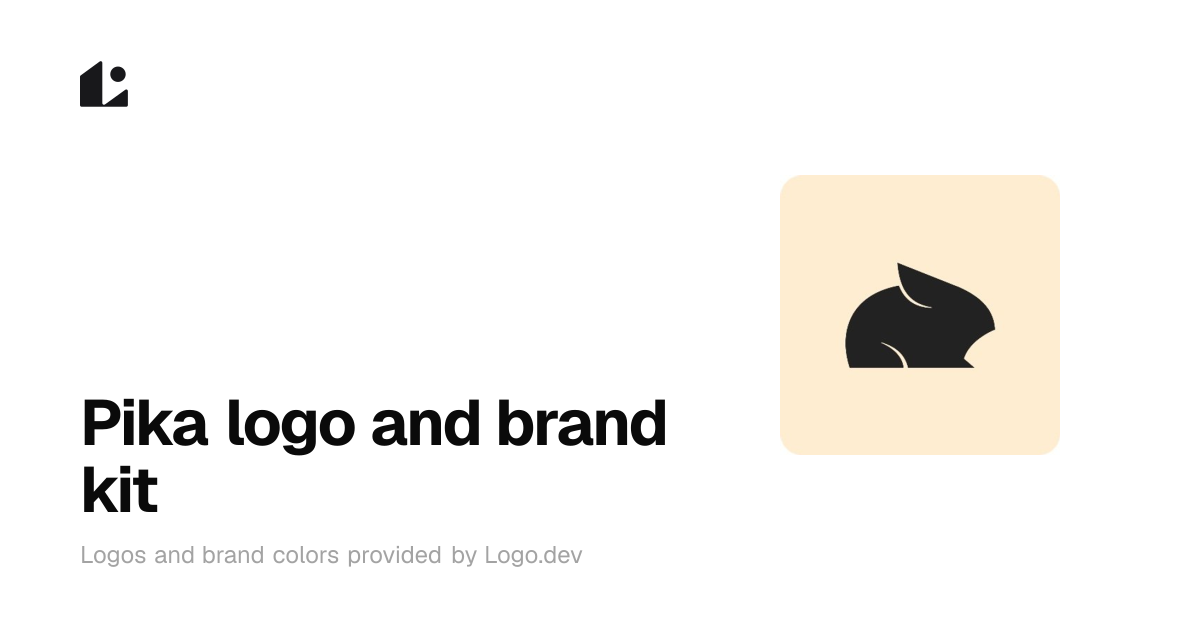 Pika Logo & Brand Kit - SVG, PNG, Vector - Logo.dev