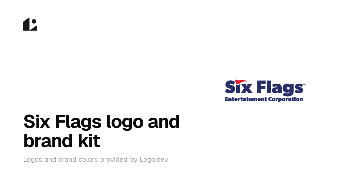 Six Flags Logo & Brand Kit - SVG, PNG, Vector - Logo.dev