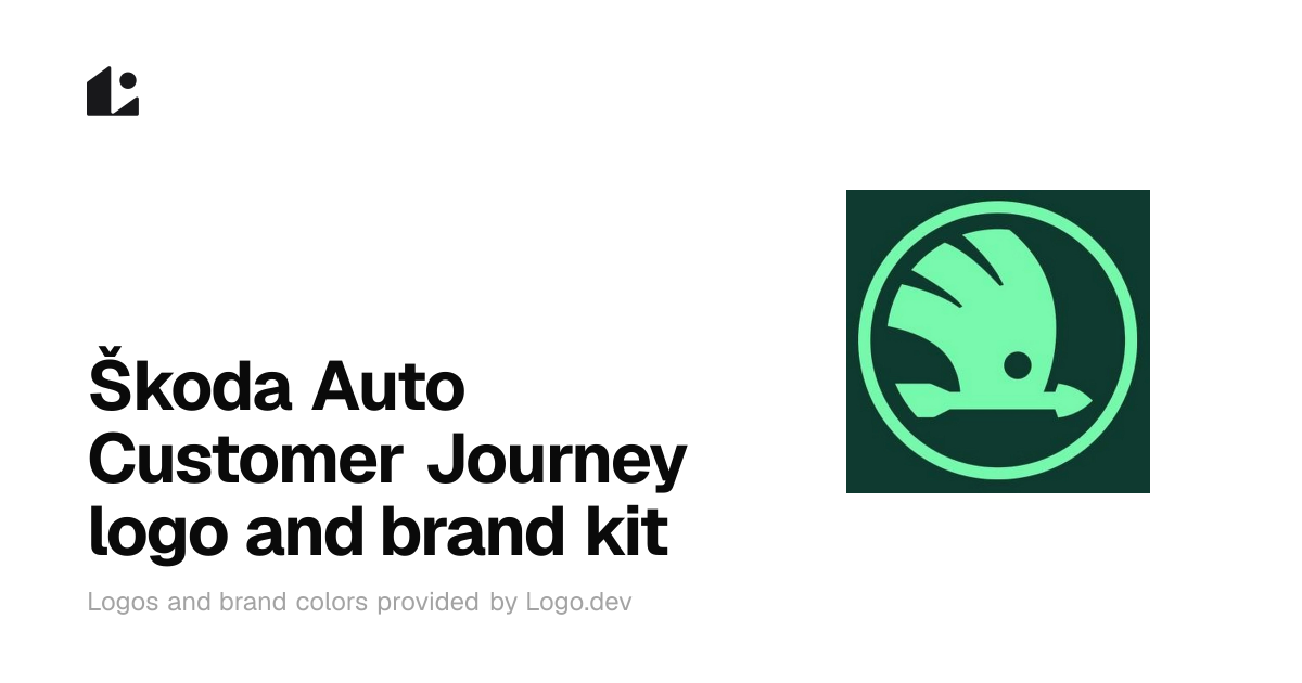 Škoda Auto Customer Journey Logo & Brand Kit - Logo.dev