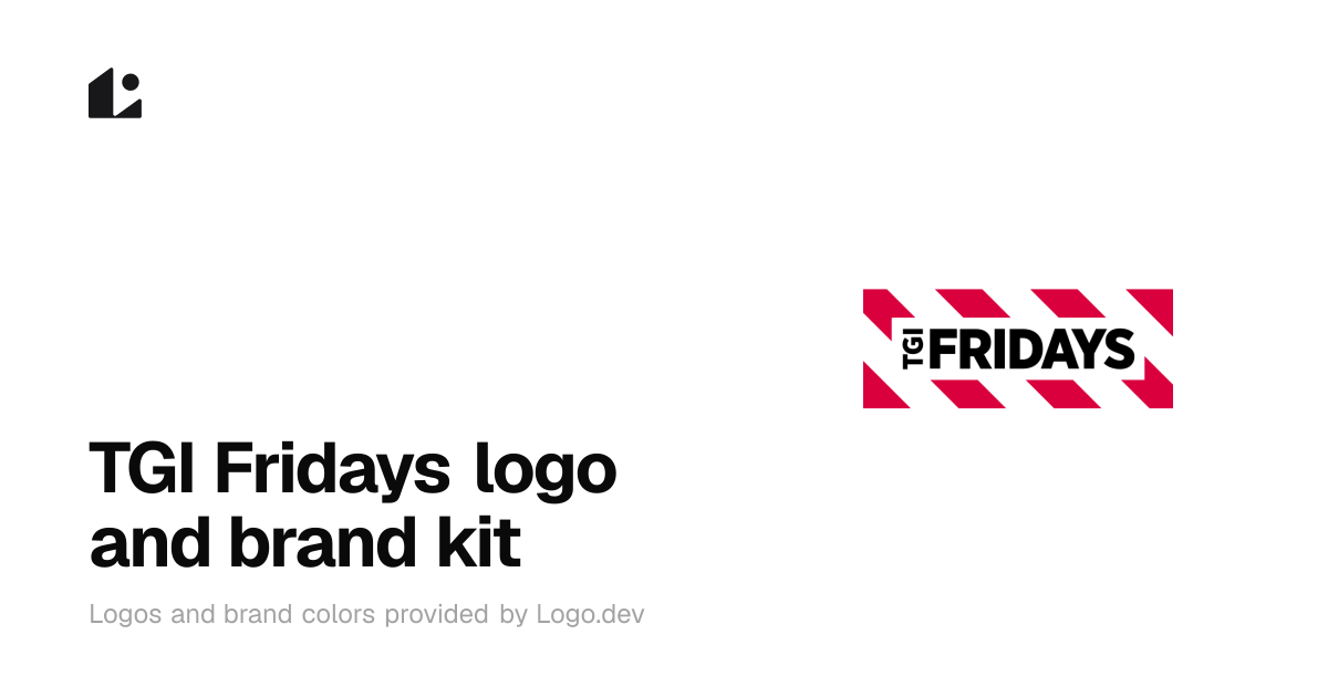 TGI Fridays Logo & Brand Kit - SVG, PNG, Vector - Logo.dev