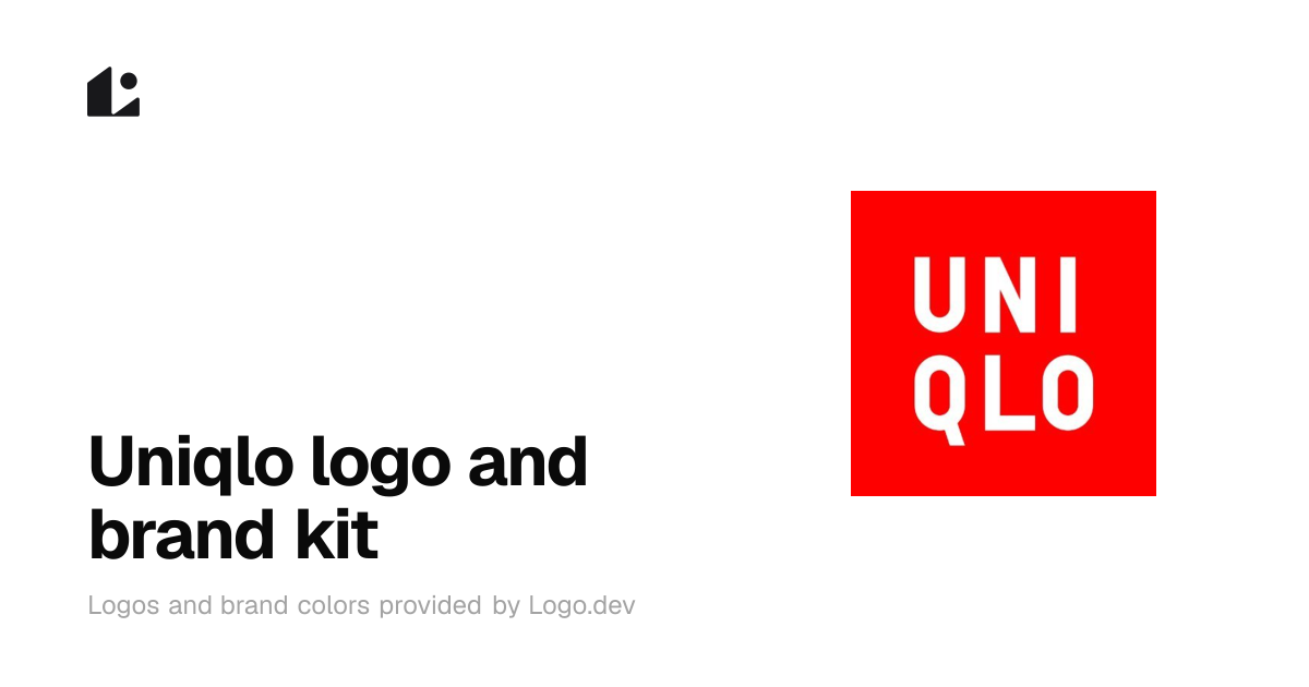 Uniqlo Logo & Brand Kit - SVG, PNG, Vector - Logo.dev